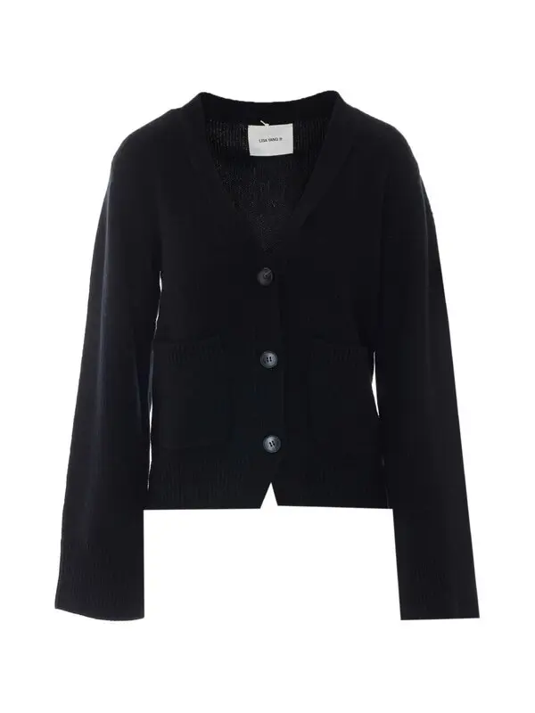 LISA YANG Danni Cashmere Cardigan - Black