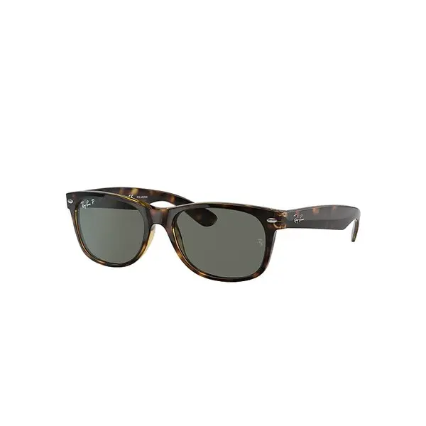 Ray-ban New Wayfarer Classic Sunglasses Frame Brown Lenses Polarized - Tortoise