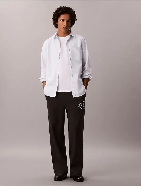 Calvin Klein Double Knit Wide Leg Pants