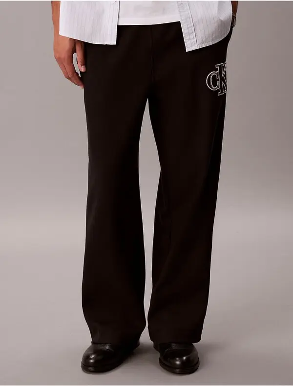 Calvin Klein Double Knit Wide Leg Pants