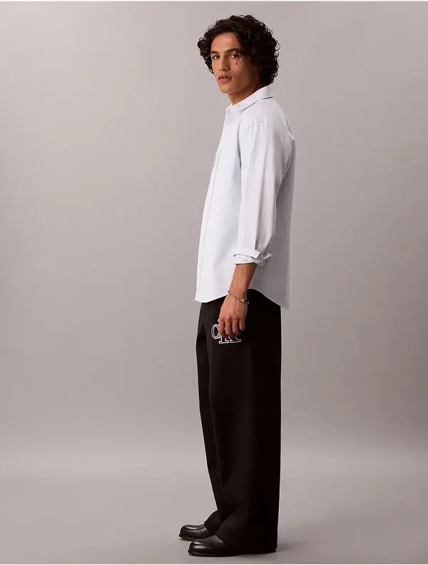Calvin Klein Double Knit Wide Leg Pants