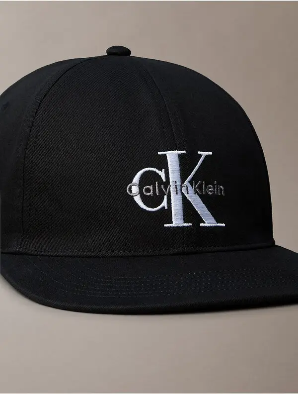 Calvin Klein Monologo Flat Brim Cap