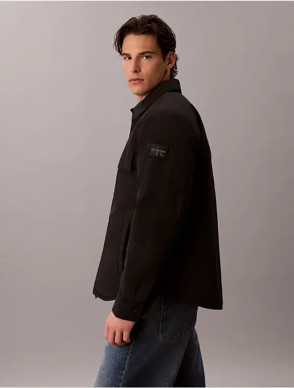 Calvin Klein Padded Nylon Shirt Jacket
