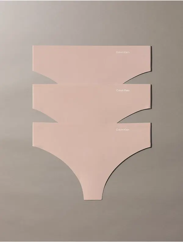 Calvin Klein Invisibles 3-pack Thong - Cedar/ Cedar/ Cedar