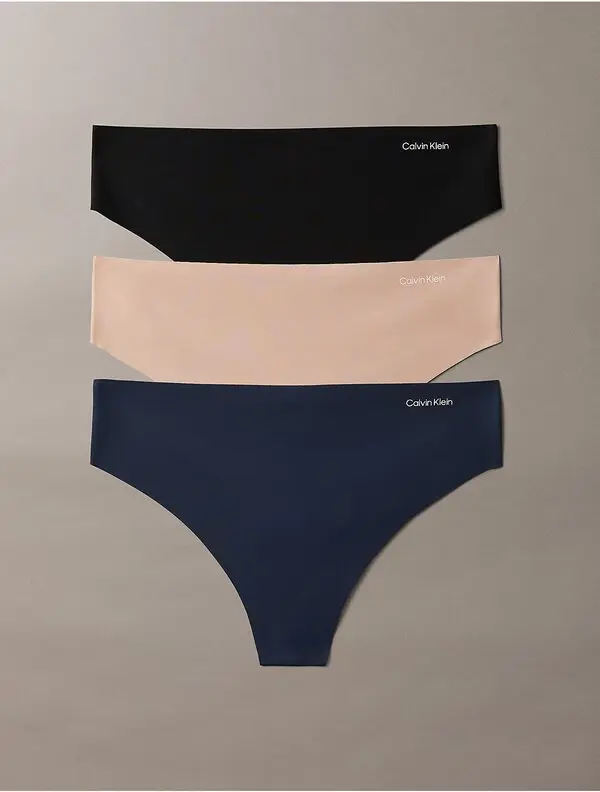 Calvin Klein Invisibles 3-pack Thong - Multi