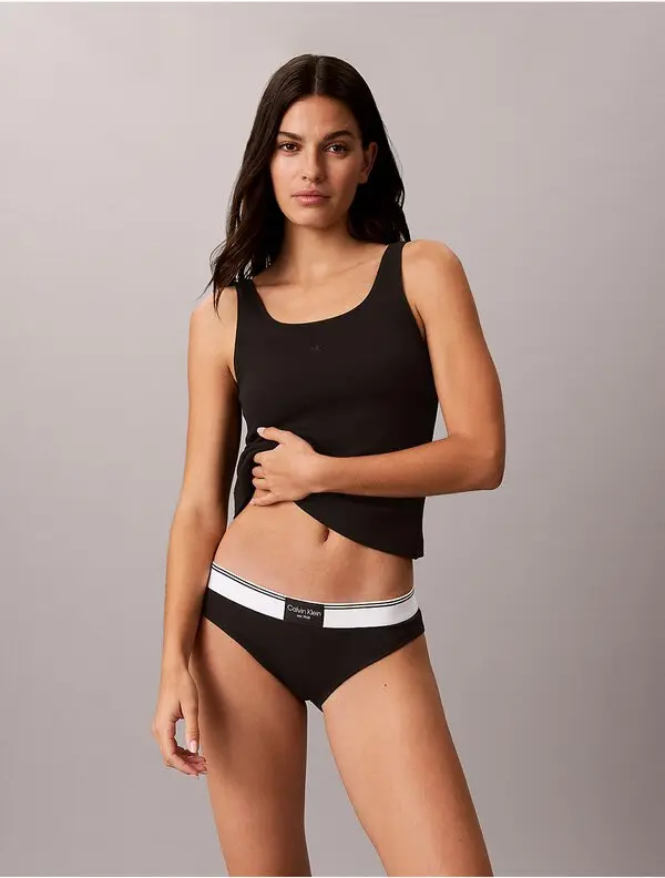 Calvin Klein Cotton Stretch Rib Padded Tank Top