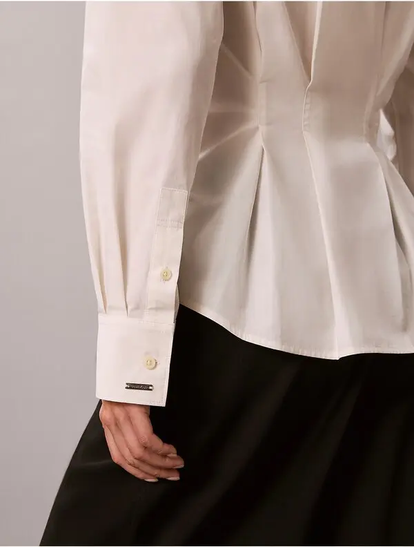 Calvin Klein Poplin Cotton Fitted Shirt