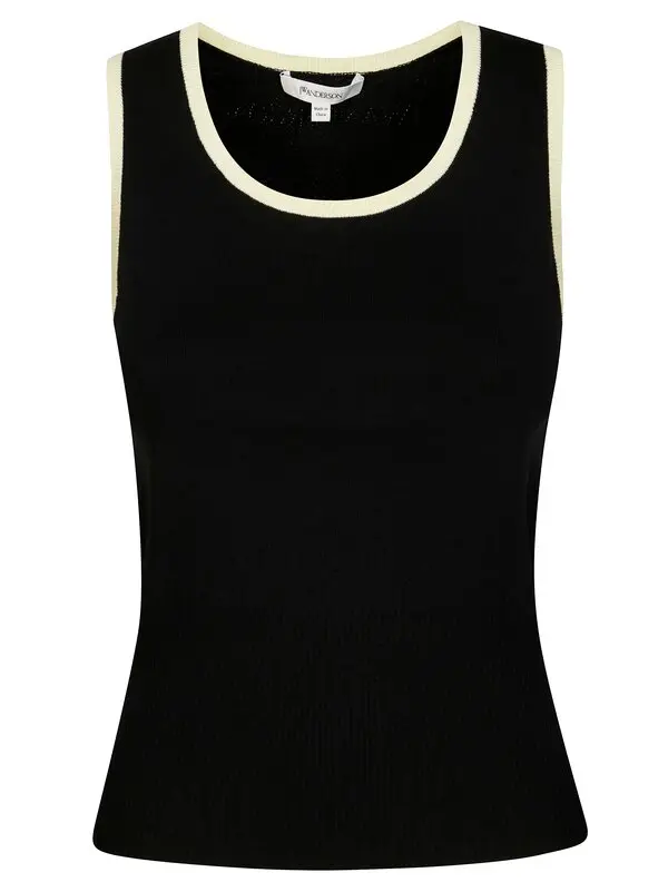 JW Anderson Contrast-trim Cotton Vest