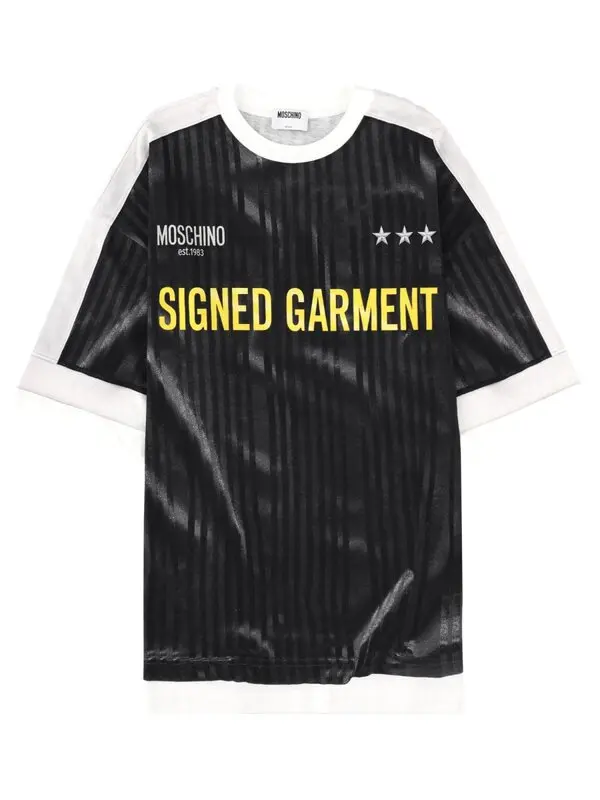 Moschino Printed Organic Cotton Jersey T-shirt