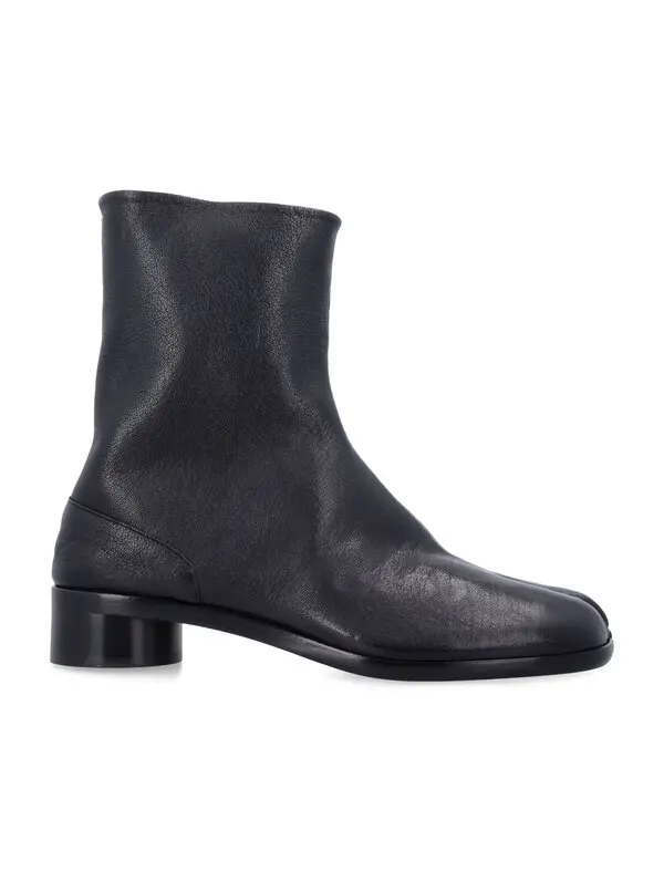 MAISON MARGIELA Tabi Split-toe Nappa Leather Ankle Boots - Nero