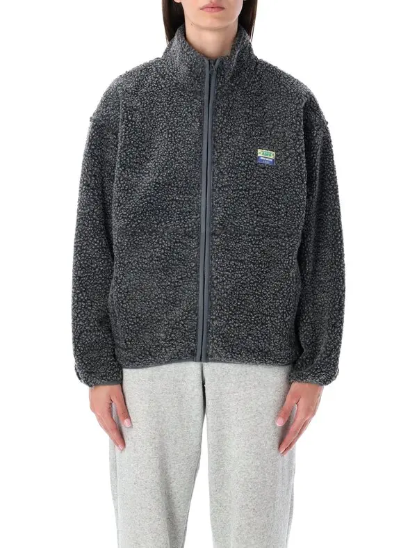 American Vintage Sherpa Fleece Zip Jacket - Antrachite