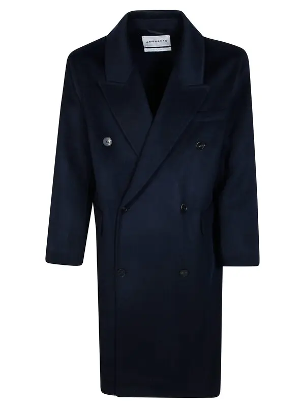AMARANTO Double-breasted Overcoat