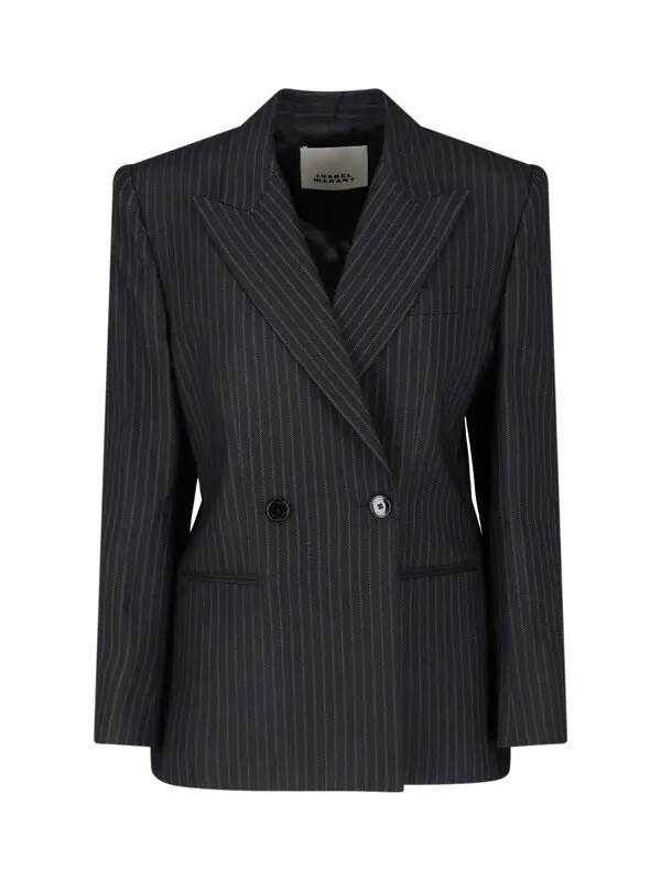 Isabel Marant Étoile Pinstriped Double-breasted Blazer