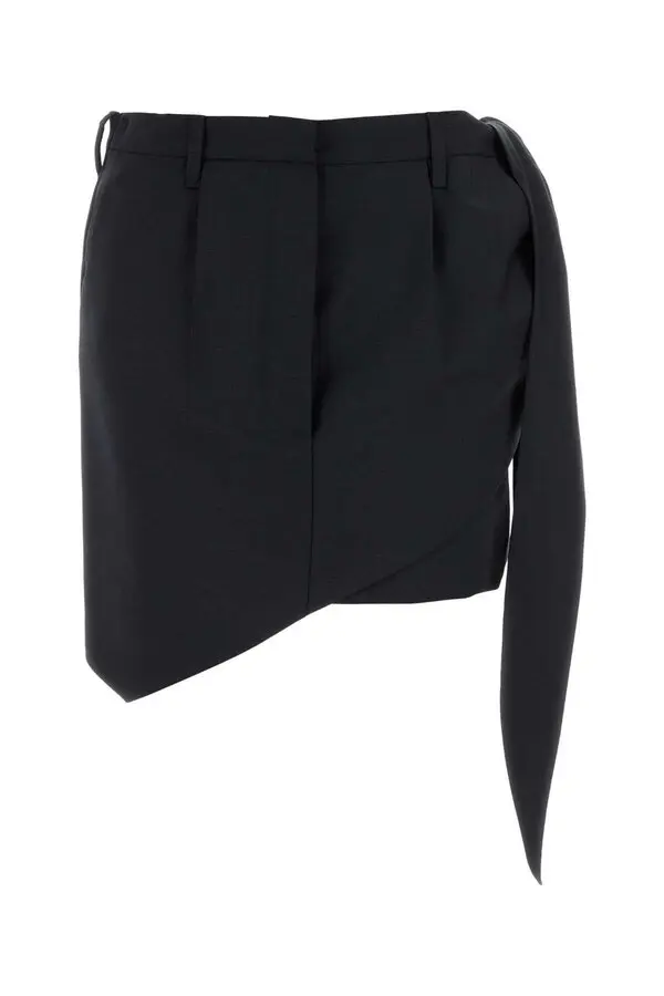 Prada Mohair Blend Mini Skirt