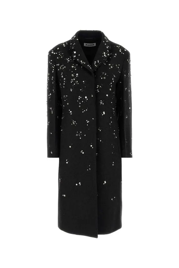 JIL SANDER Embroidered Wool Jacket