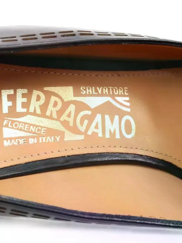 FERRAGAMO 2010s Vara Open-toe Pumps