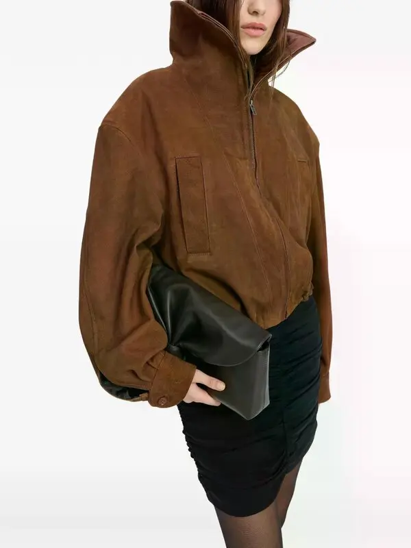 ROTATE BY BIRGER CHRISTENSEN Suede Jacket