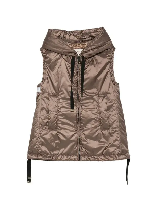 Max Mara Waterproof Padded Canvas Vest