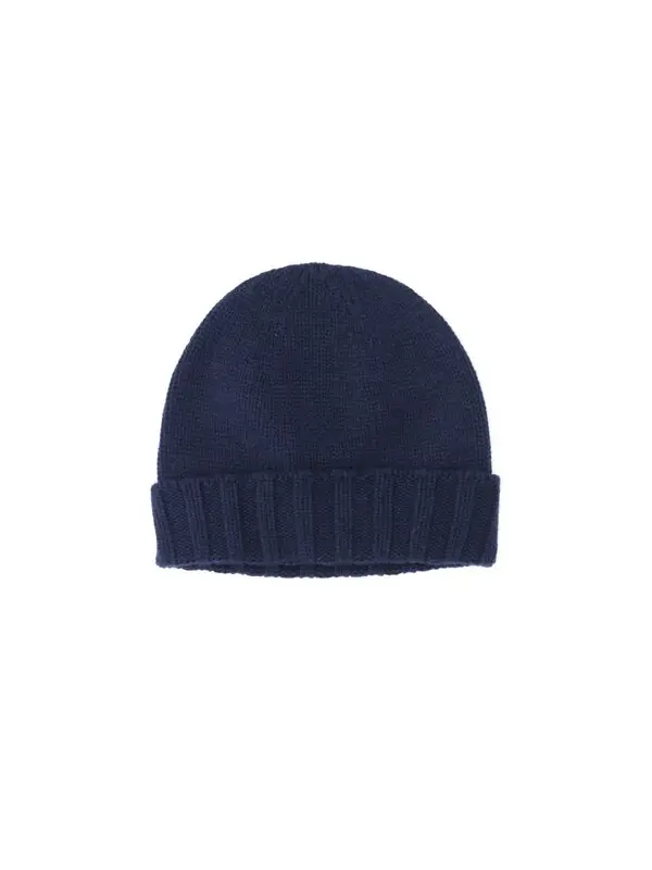 DRUMOHR Ribbed Knit Beanie - Blue
