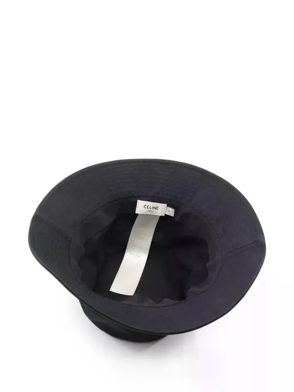 Celine 2010s Logo-embroidered Bucket Hat