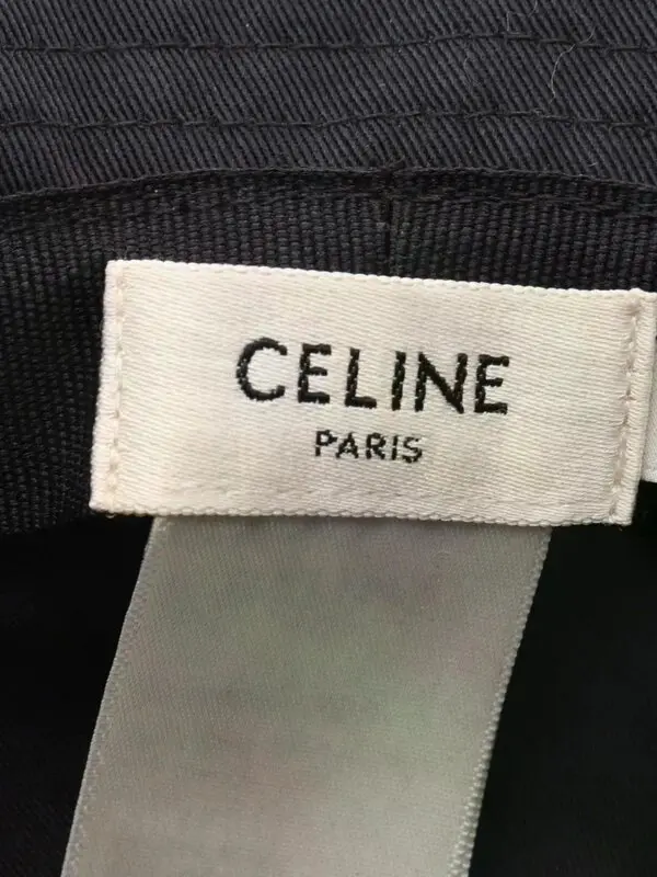 Celine 2010s Logo-embroidered Bucket Hat