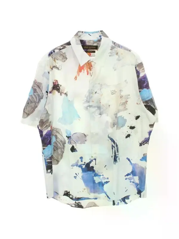 LOUIS VUITTON 2020s Graphic-print Short-sleeve Shirt
