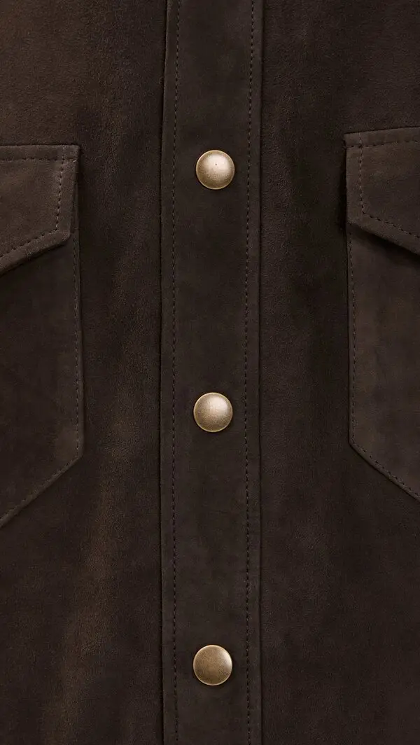 Billy Reid Savoy Suede Workshirt