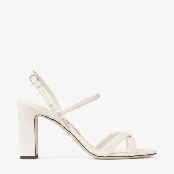 JIMMY CHOO Elsy 85 Leather Sandals