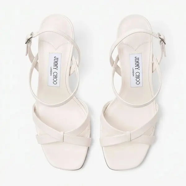 JIMMY CHOO Elsy 85 Leather Sandals