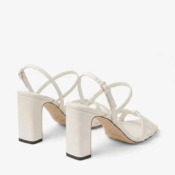 JIMMY CHOO Elsy 85 Leather Sandals
