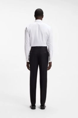 BOSS One Regular-fit Shirt In Wrinkle-free Cotton Poplin