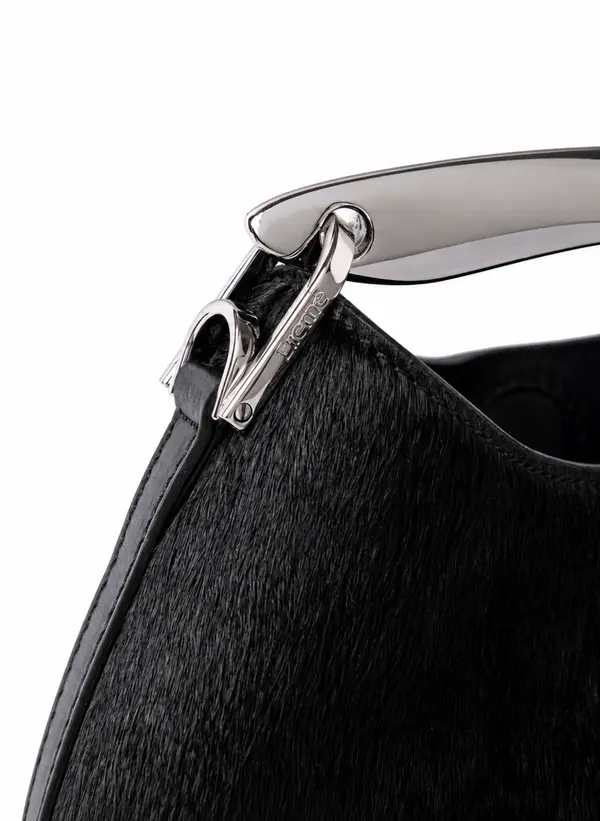 ELLEME Mini Boomerang Calf Leather Silver