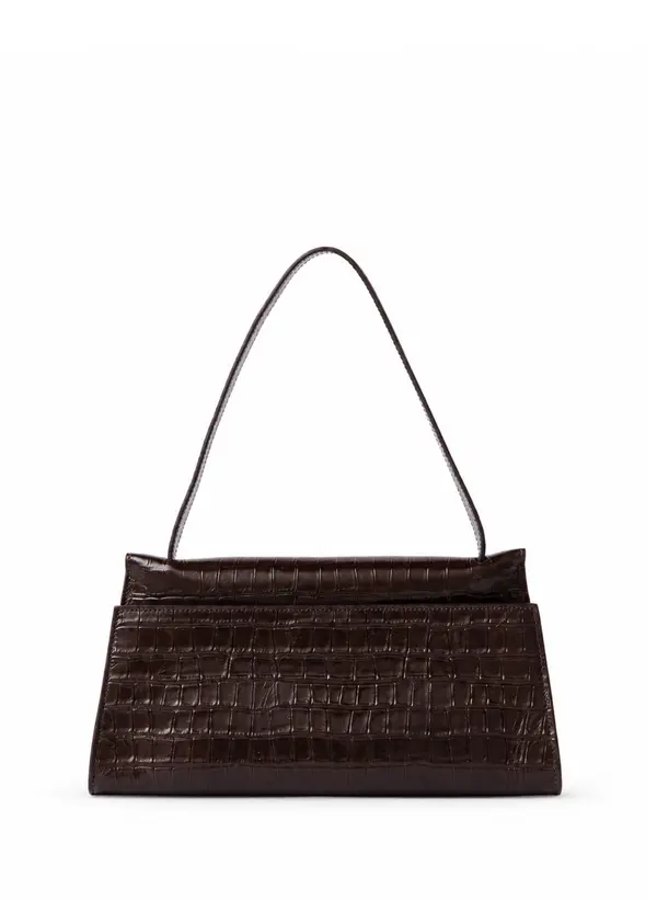 ELLEME Long Papillon Croco Embossed Leather