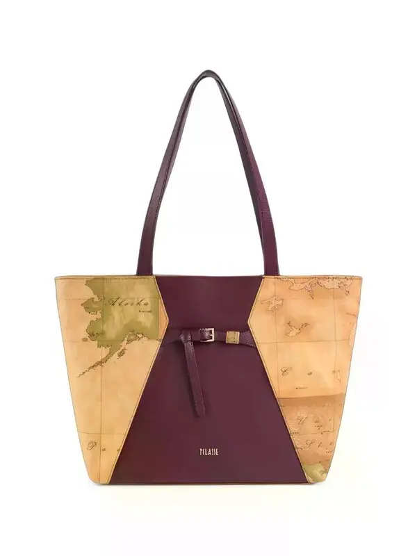 ALVIERO MARTINI 1° CLASSE Geo Saloon Panelled Tote Bag