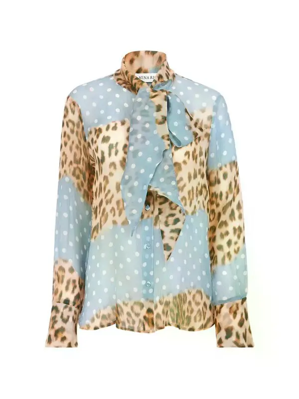 Nina Ricci Polka-dot-print Shirt