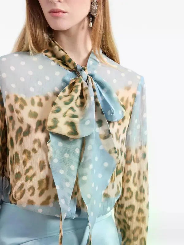 Nina Ricci Polka-dot-print Shirt