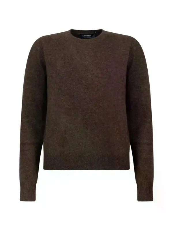Max Mara Logo-embroidered Elbow-patch Sweater