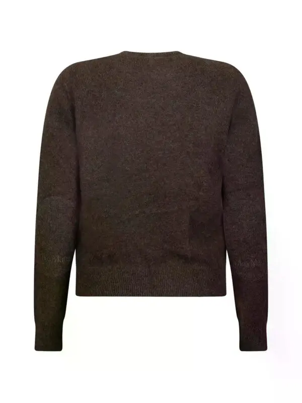 Max Mara Logo-embroidered Elbow-patch Sweater