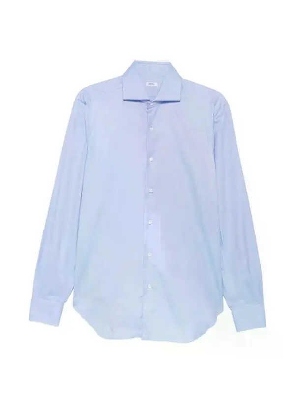 BARBA NAPOLI Spread-collar Button-up Shirt