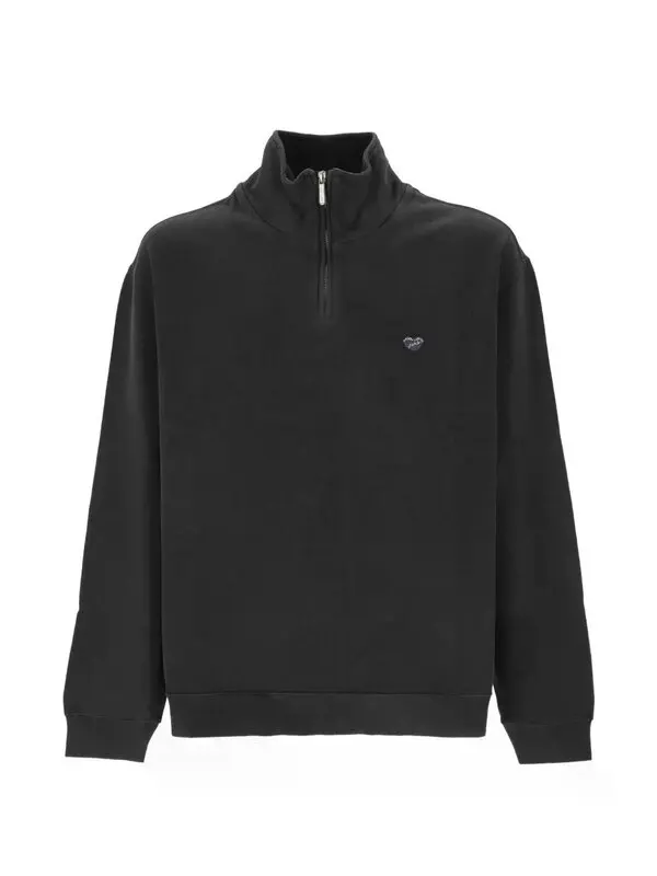 Maison Labiche Placide Quarter-zip Logo-patch Sweatshirt