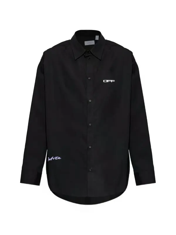 Off-White Logo-print Cotton Shirt