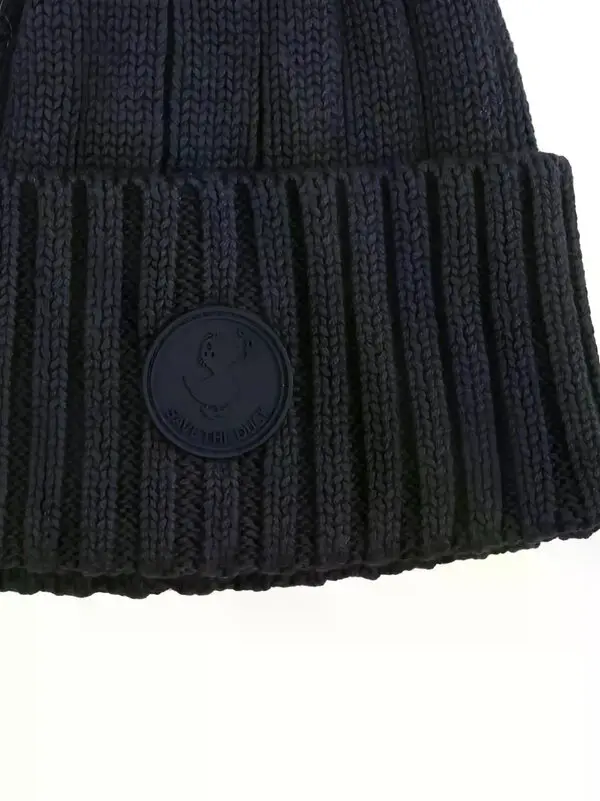SAVE THE DUCK Logo-patch Beanie Hat