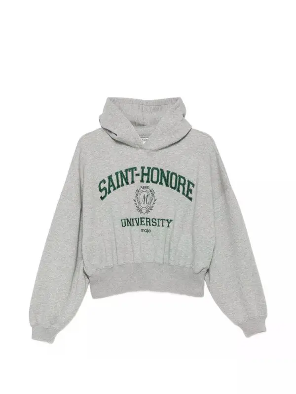 Maje Logo-embroidered Hoodie