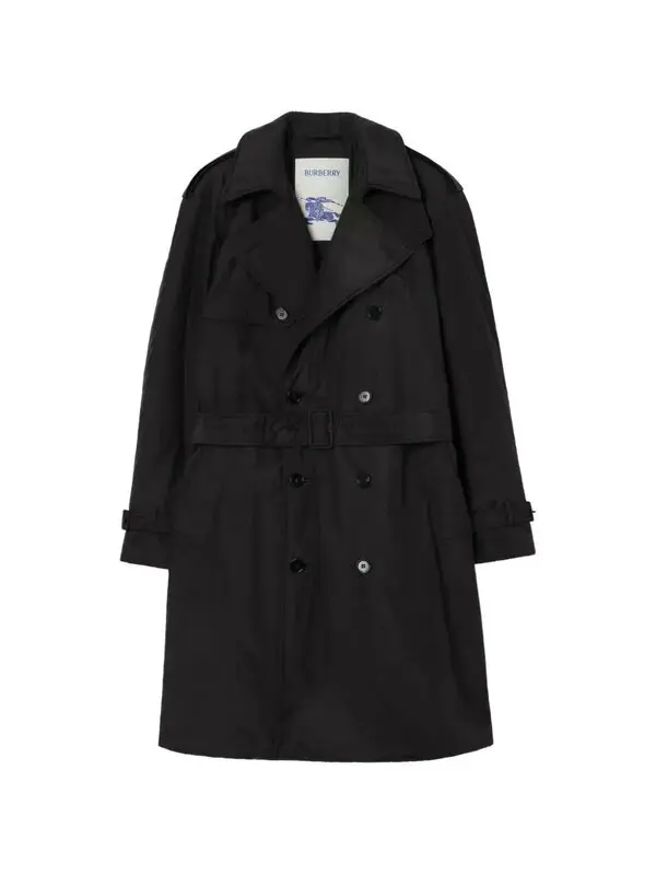 Burberry Long Cotton Nylon Padded Trench Coat