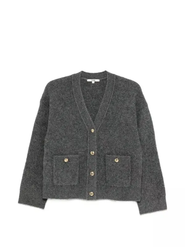 Maje Button-up Patch-pocket Cardigan