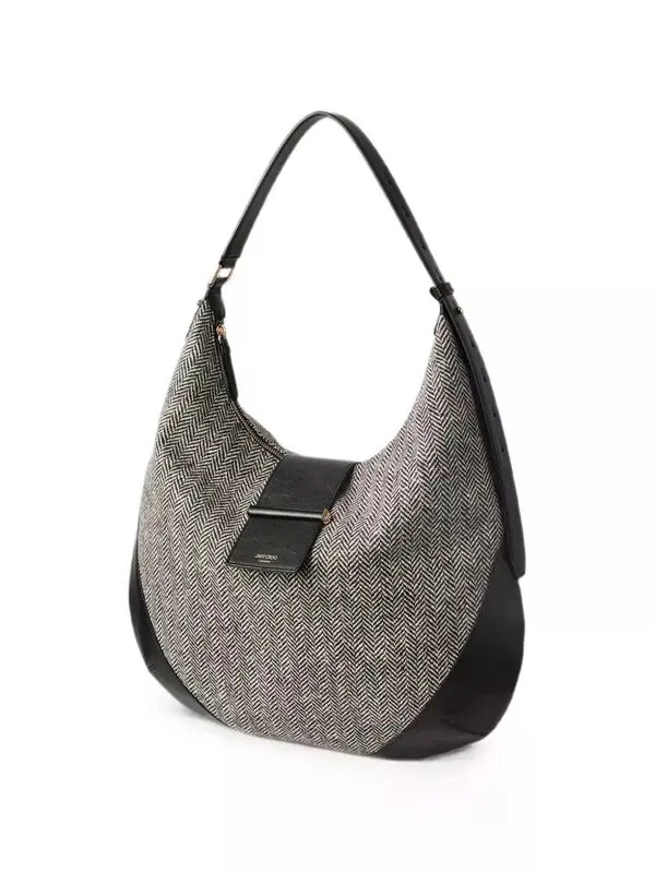 JIMMY CHOO Bar Hobo Medium Shoulder Bag