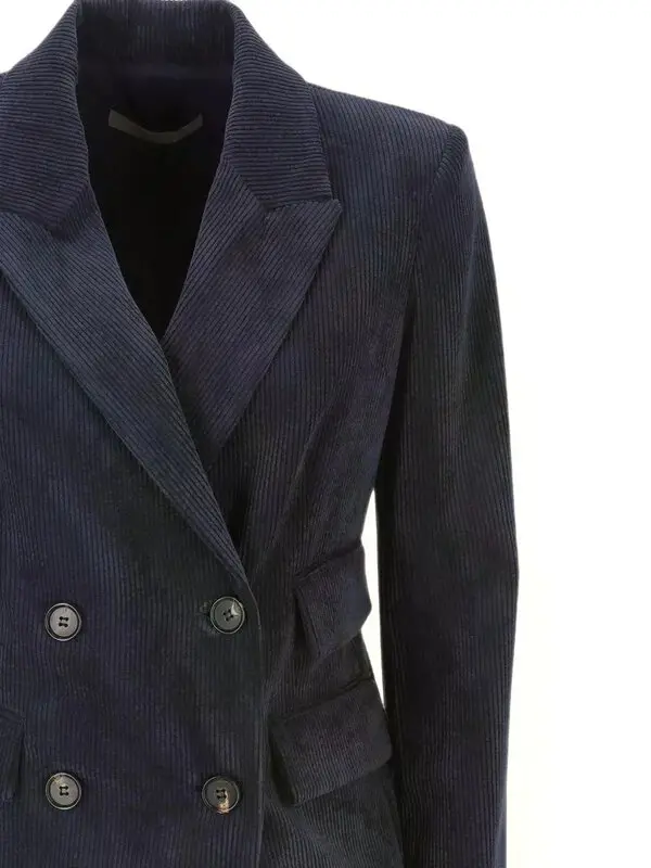 D.exterior Corduroy Double-breasted Jacket