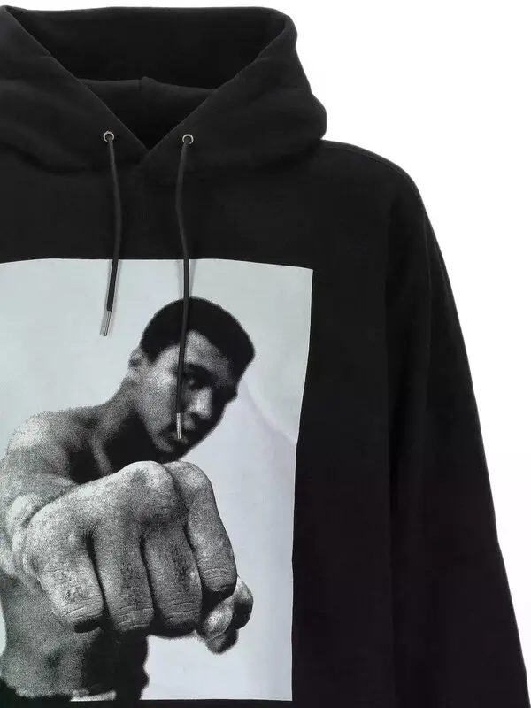 Sacai Muhammad Ali Graphic-print Oversized Hoodie