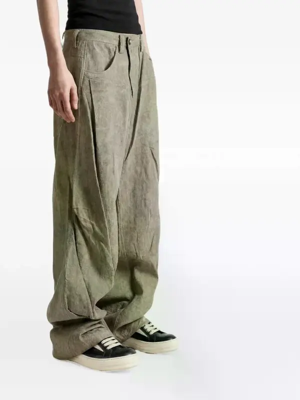 ZIGGY CHEN Pleated Wide-leg Trousers