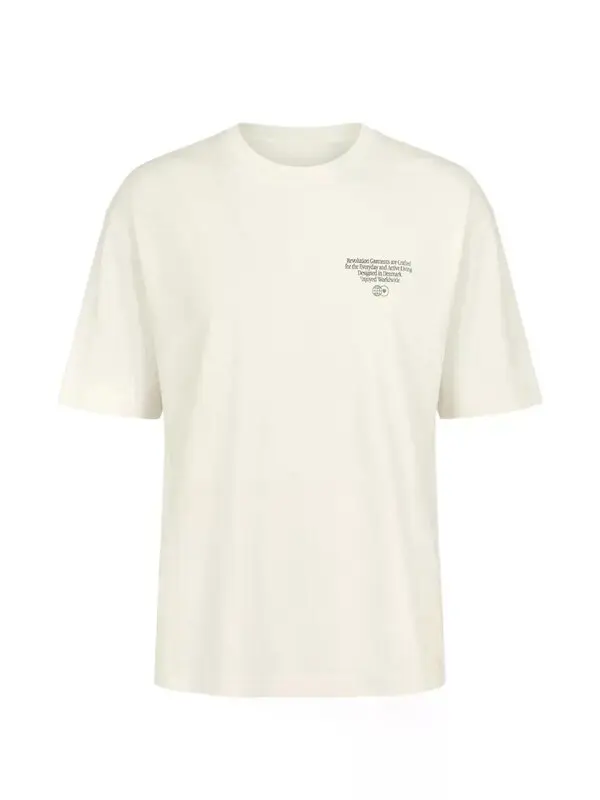 REVOLUTION NOW Logo-print Crew-neck T-shirt